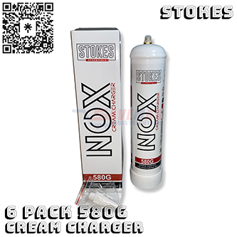 STOKES NOX CREAM CHARGER STRAWBERRY BANANA 580G – SaveMax