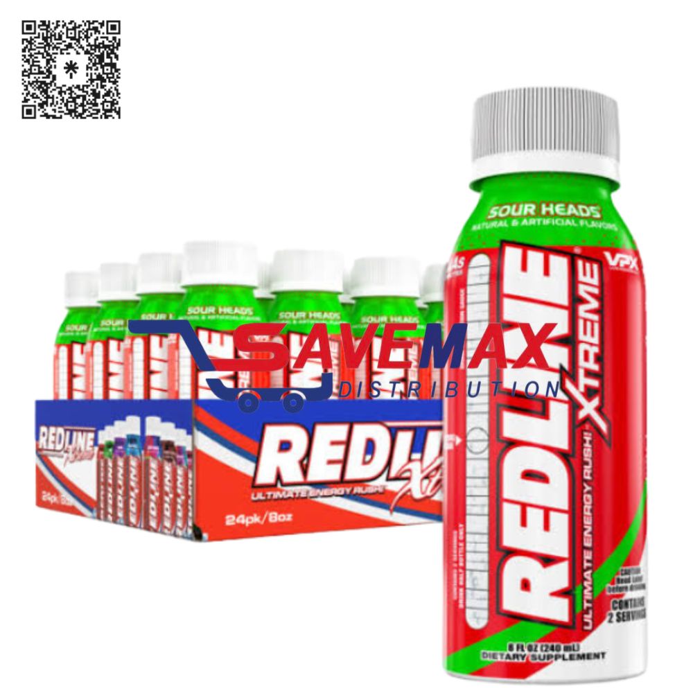 REDLINE XTREME SOUR HEADS 24PK/8 OZ – SaveMax